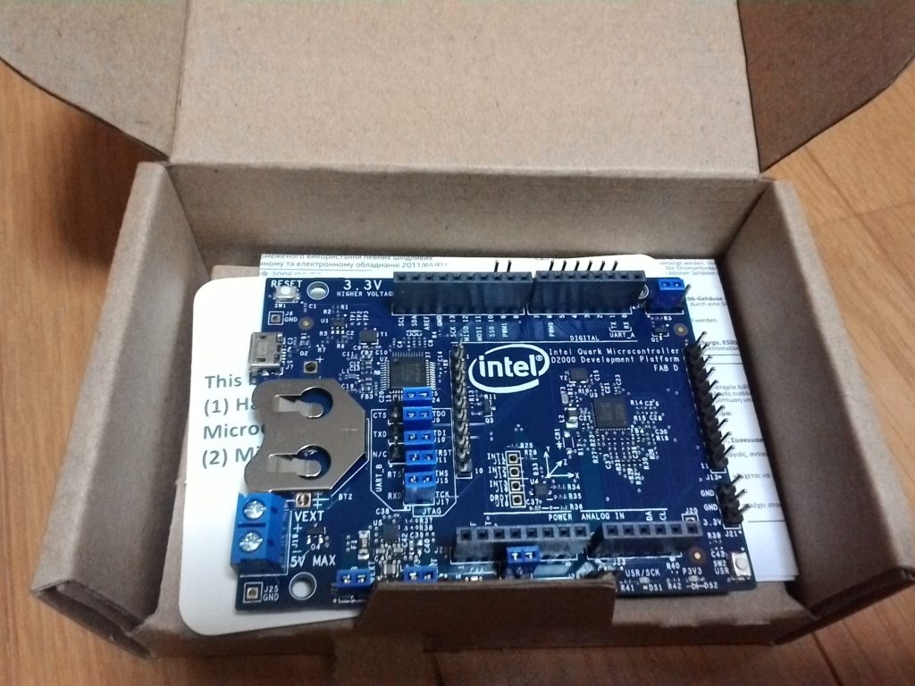 Intel Quark Microcontroller Dev Kit D2000 | embedded blog